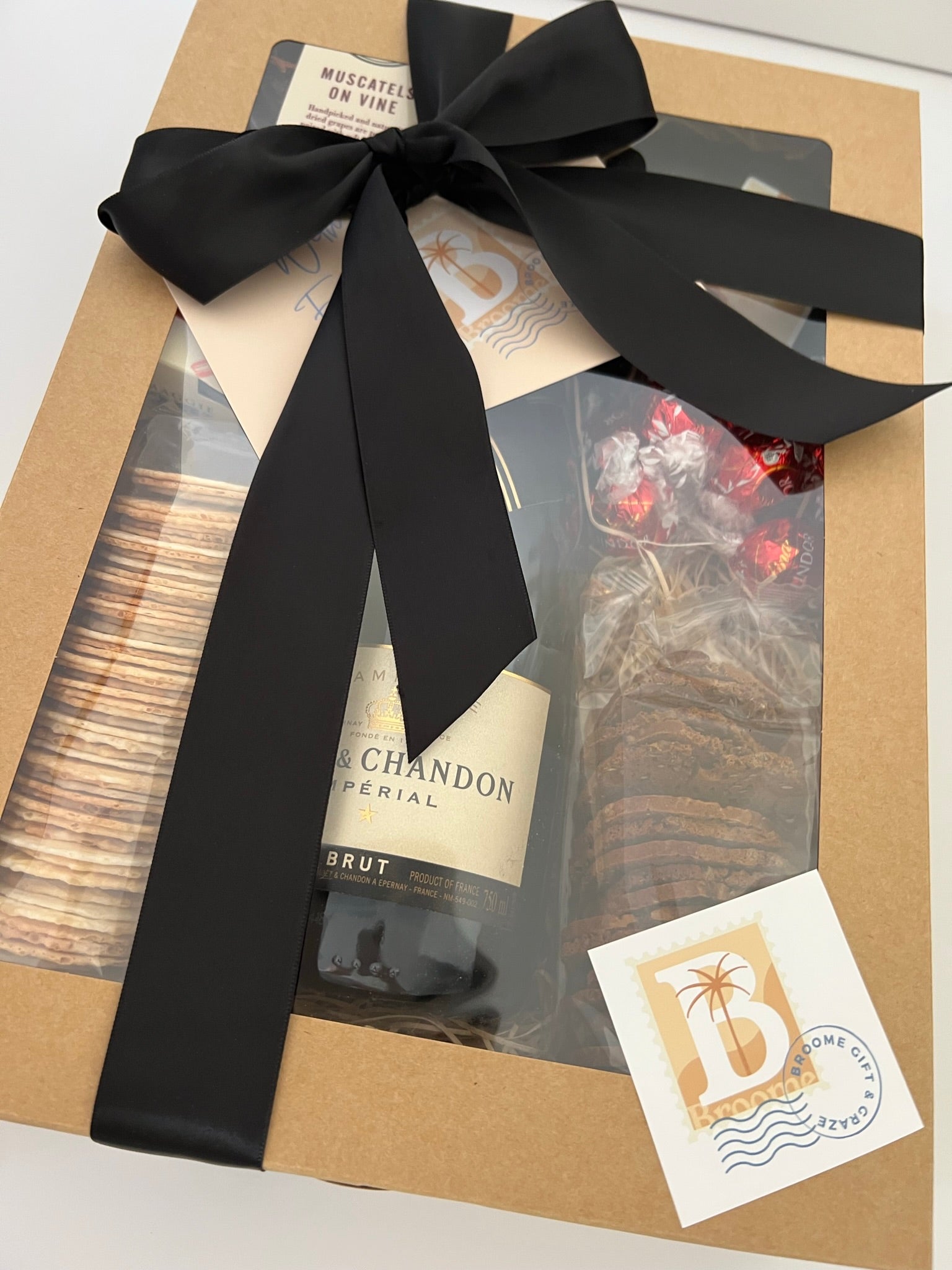 Moet and Treats Gift Box – Broome Gift and Graze